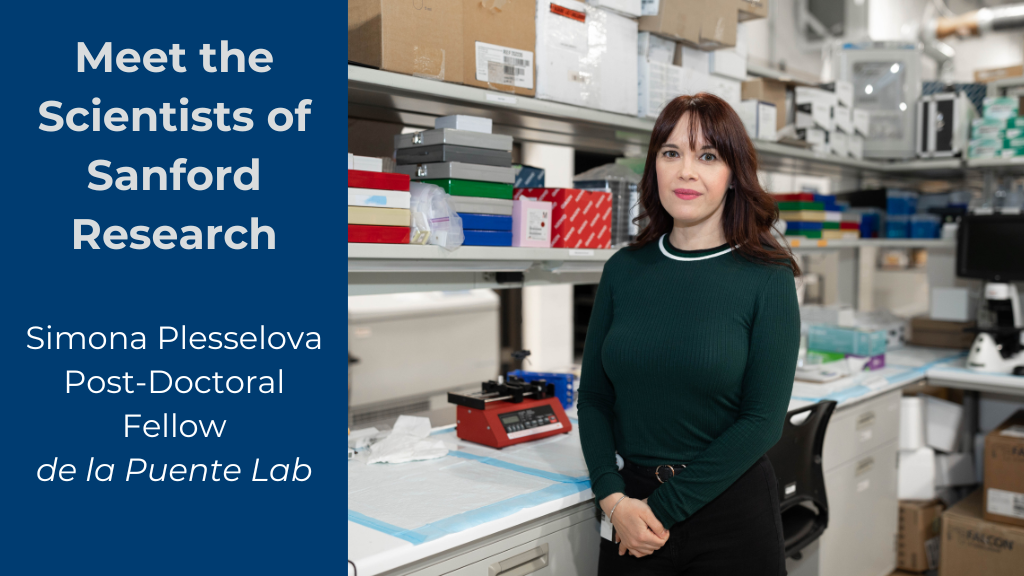 Meet the Scientists Simona Plesselova | Blog | Sanford PROMISE